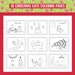 Christmas Cats Coloring Pages for Girls and Boys, 18 Printable Color ...