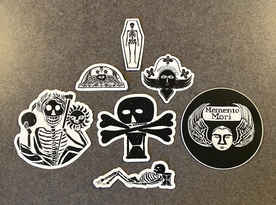 Gravestone Sticker 7 Pack - Etsy