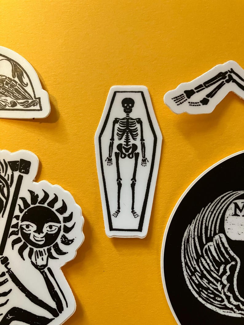 Gravestone Images Sticker 5 Pack - Etsy