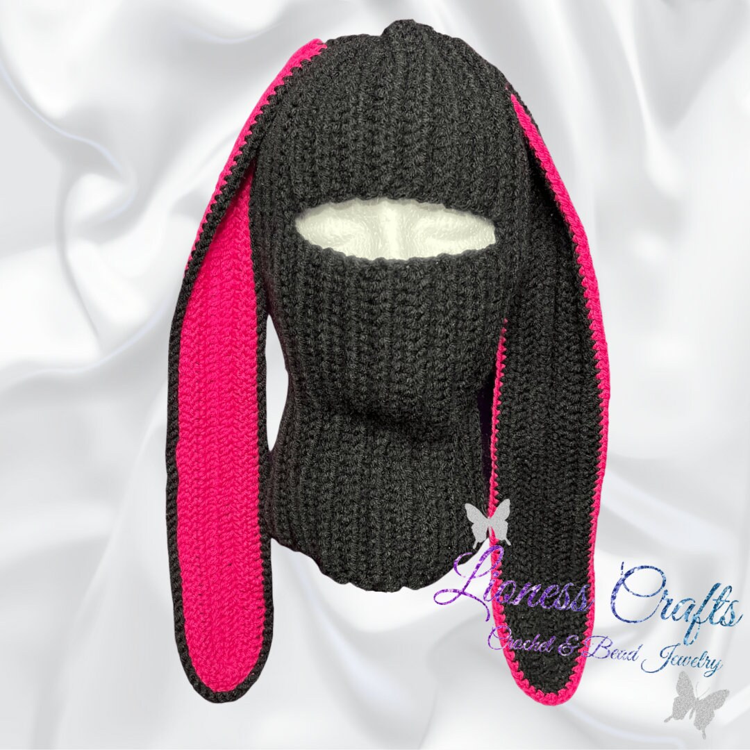 Custom Bunny Ears Ski Mask - Etsy