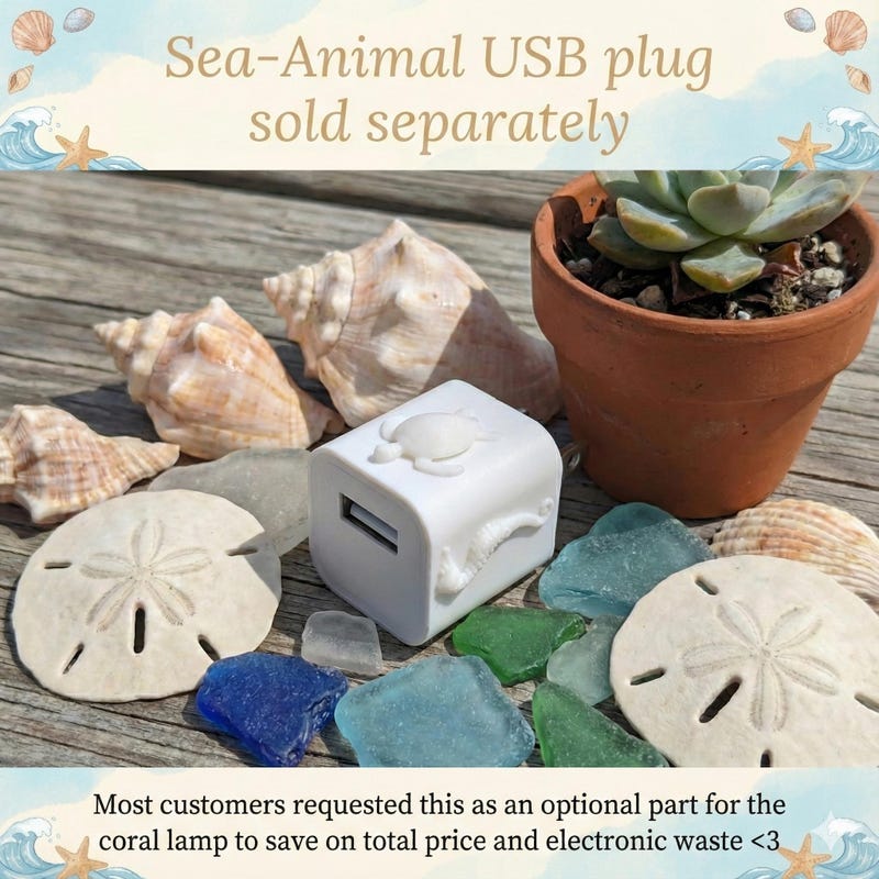 Beach Theme Desk Lamp - Etsy