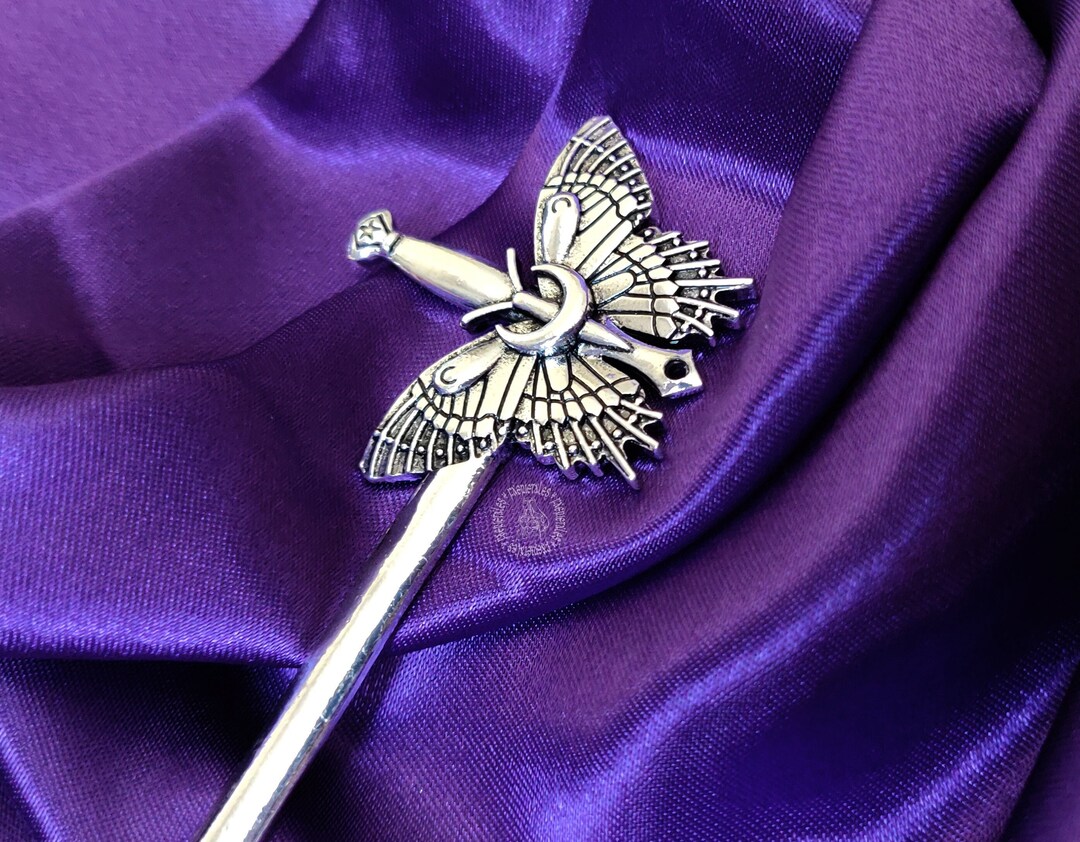 Butterfly Hair Pin, Gothic Hair Pin, Witch Hair Pin, Fantasy Hair Pin ...
