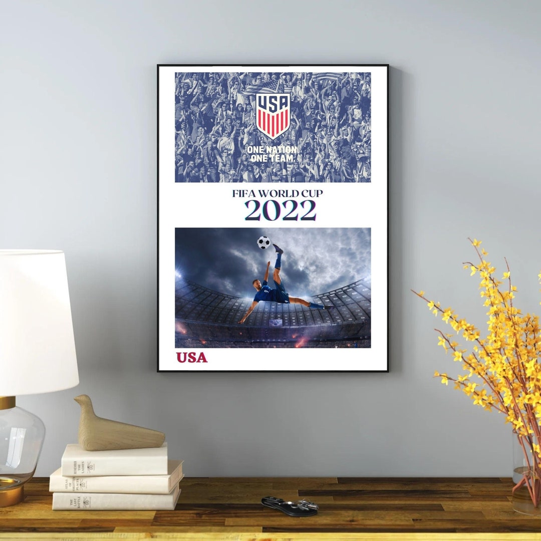 FIFA 2022 World Cup Team USA Poster - Etsy