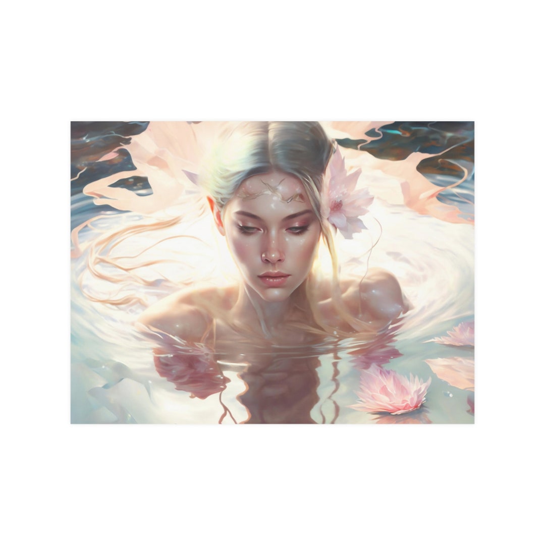 Water Nymph 001 Satin Posters 210gsm - Etsy