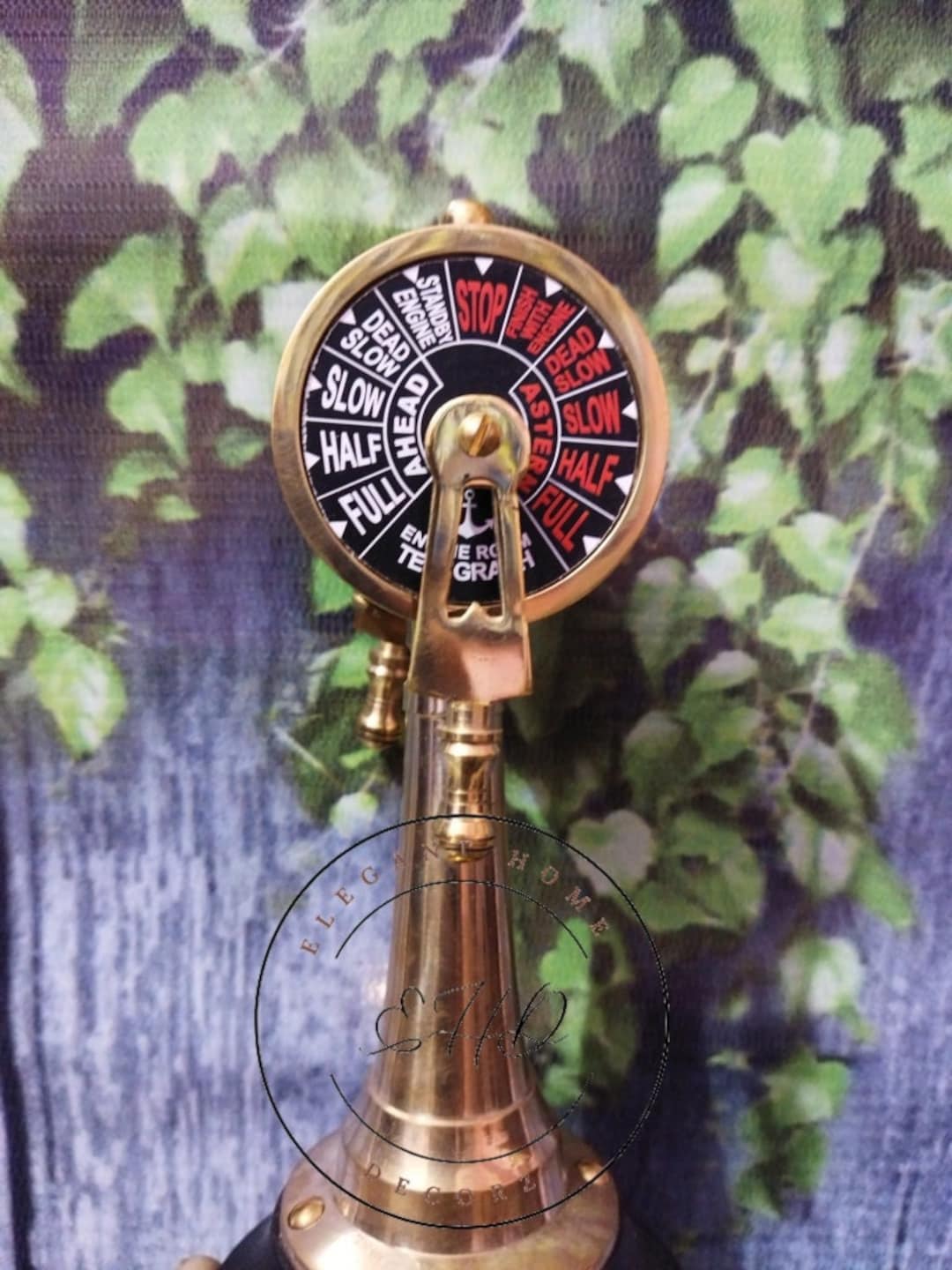 Vintage Brass Ship Telegraph for Authentic Nautical Decor and - Etsy