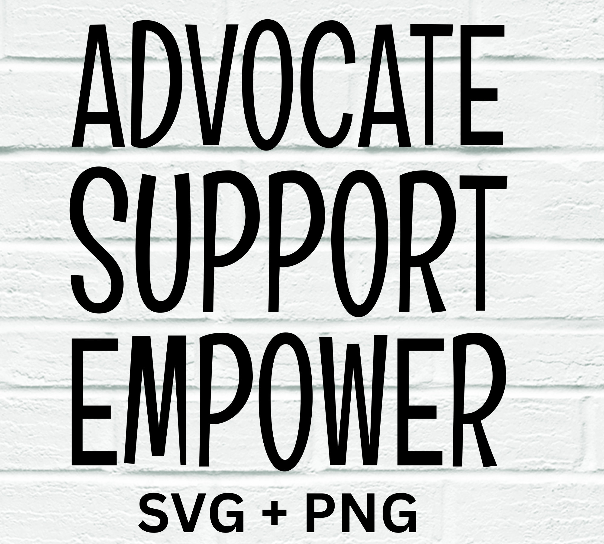 Advocate Support Empower Svg Png Shirt Social Worker Svg - Etsy