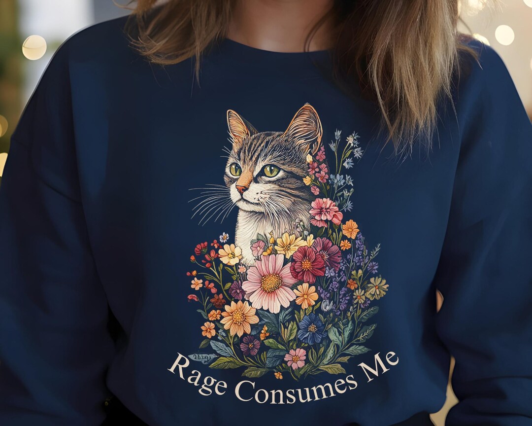 Rage Consumes Me Svg Png , Cute Cat Meme T-shirt, Funny Sarcastic ...