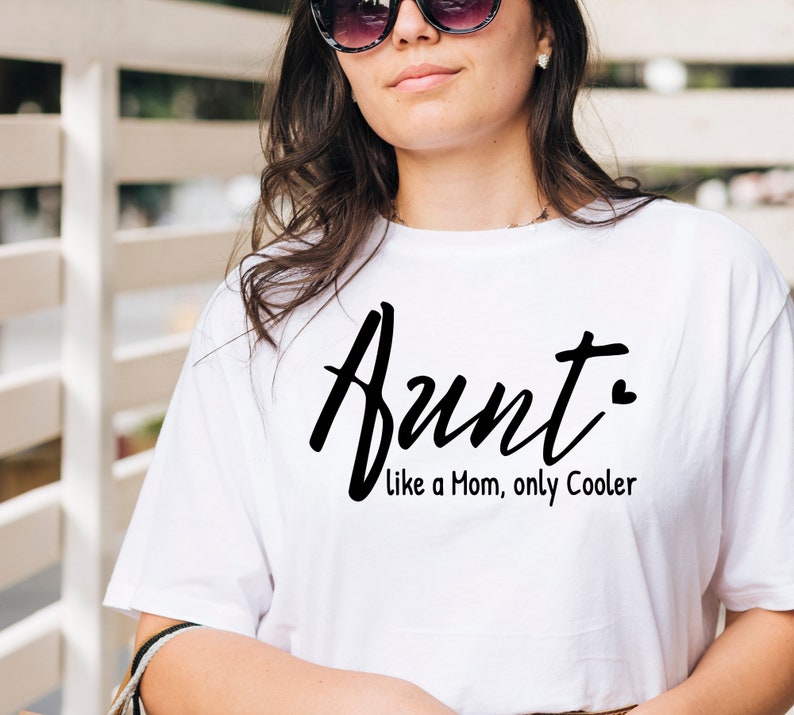 Aunt Svg Png Aunt Like a Mom Only Cooler Auntie Svg - Etsy