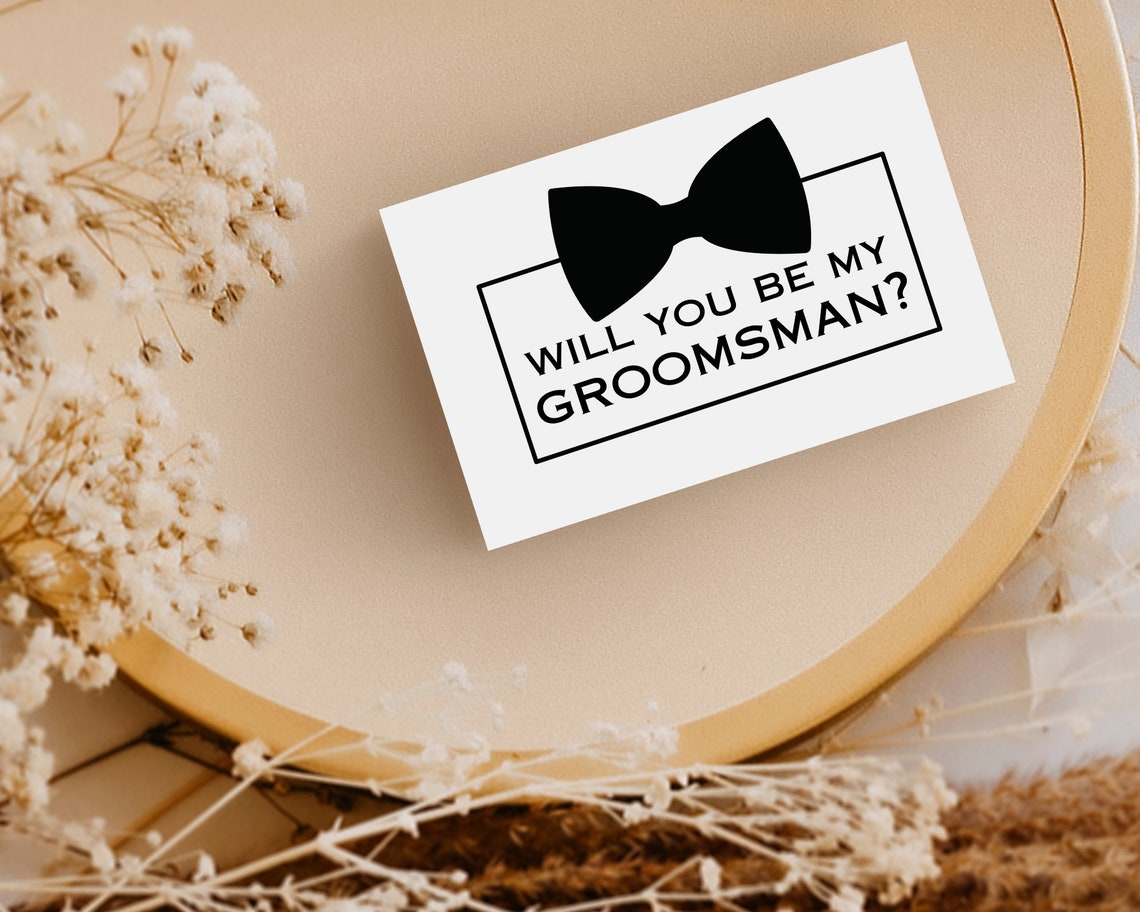 Will You Be My Groomsman Svg Png Cut File Groomsmen Proposal Card ...