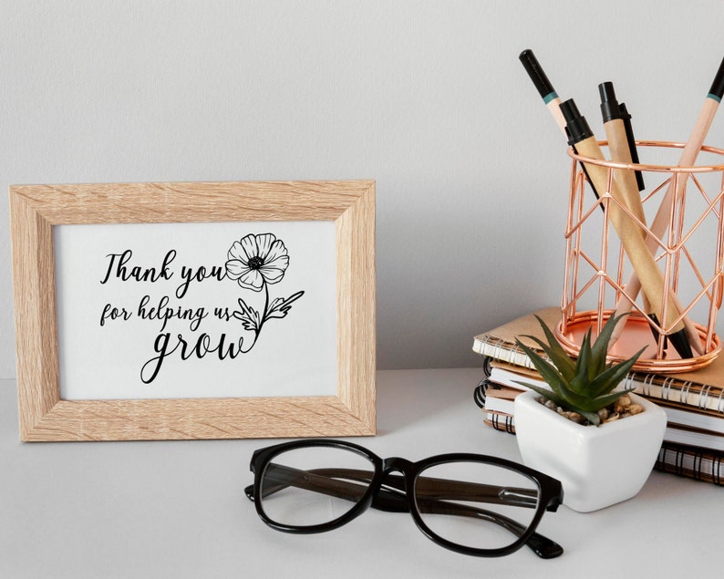 Teacher Appreciation Png: Floral Thank You Quote (digital Download) - Etsy