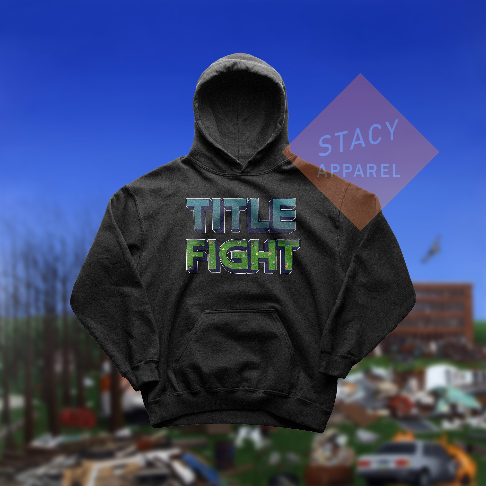 Title Fight Floral Green
