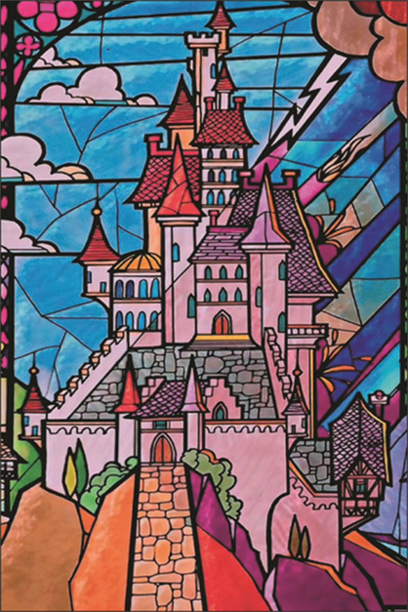 Custom Stained Glass Films Window Film Frosted Sticker Etsy