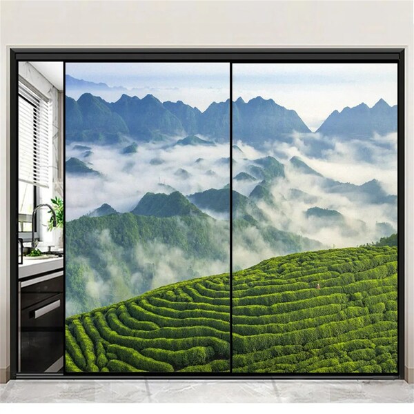 Mountain Scene Window Film - Etsy