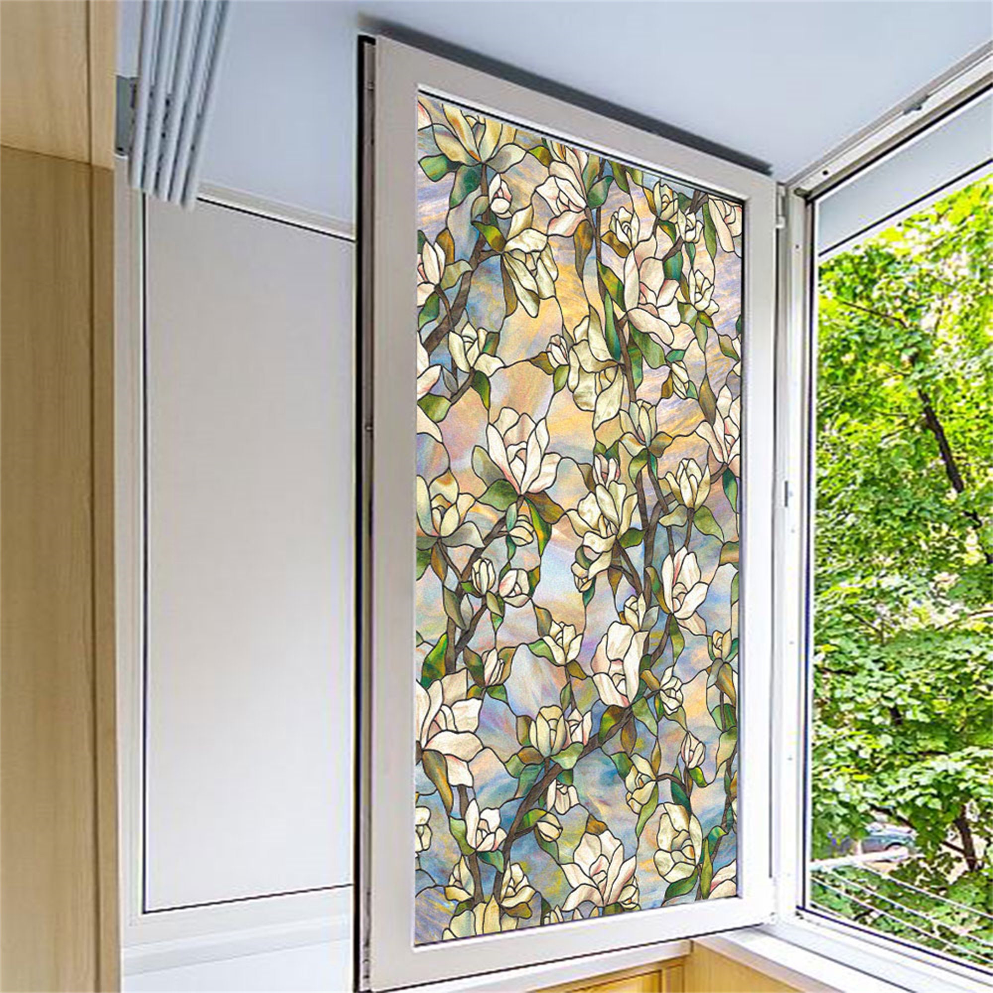 Custom Size Privacy Glass Window Film European Style Retro Etsy