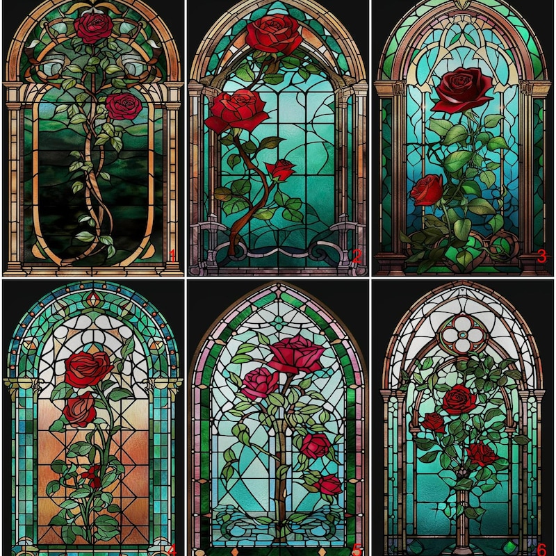 Rose Window - Etsy