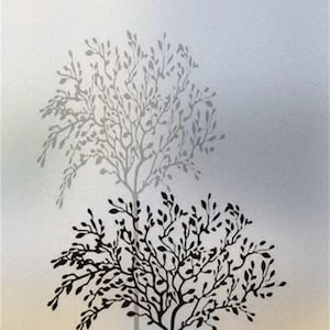 Custom Size Frosted Stained Glass Window Film Privacy Static Cling for ...