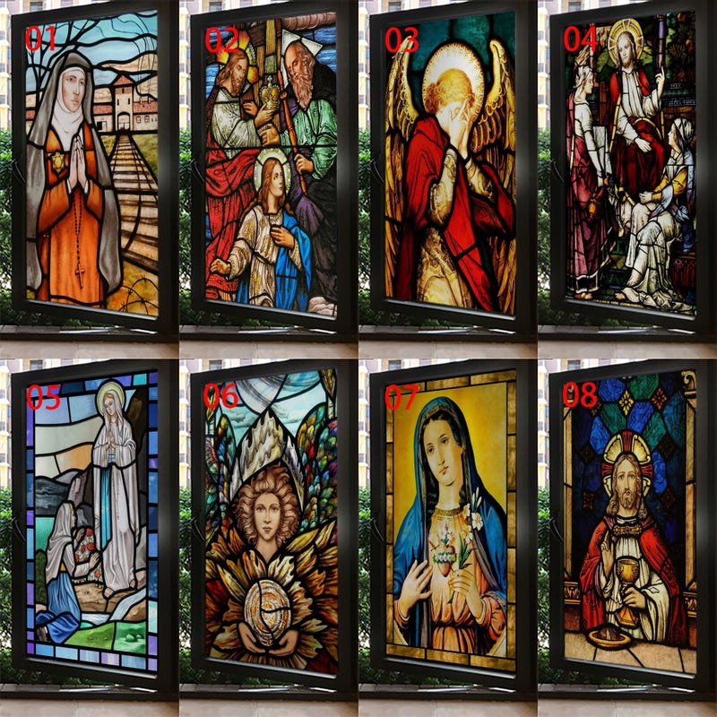 Religious Window Clings - Etsy UK