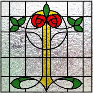 3D Matte Window Film Stained Glass Uv Window Sticker Privacy Frosted ...