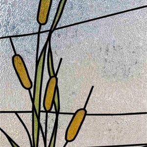 Custom Size Retro Prairie Style Stained Glass Window Film Frosted ...