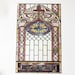 Custom Size Window Film Gothic Rose Glass Films Frosted Stained Window ...