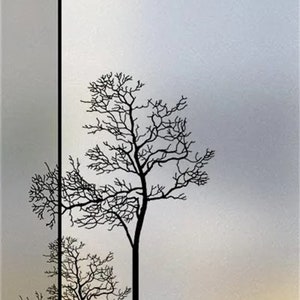 Custom Size Frosted Stained Glass Window Film Privacy Static Cling for ...