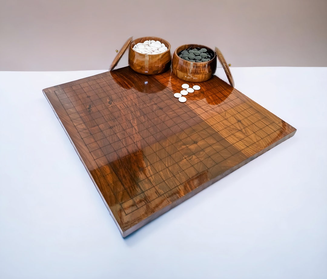 Handmade Rosewood Shogi & Go Game Reversible 2-player-classic ...