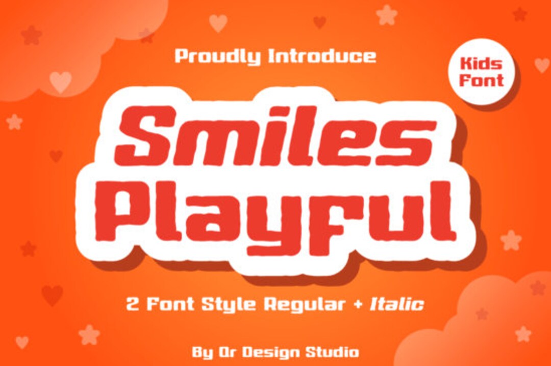 Smiles Playful Font, Decorative Font, Cricut Font, Modern Font, Casual ...
