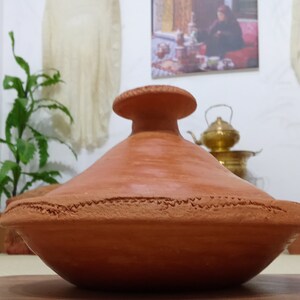 Authentic Moroccan Clay Tagine Pot Handcrafted Traditional Cookware ...