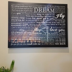 DMB Wall Art Canvas (40x30) - Digital File Only - Dave Matthews Band ...