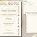 Scandinavian Floral Bridal Shower Invitation SUITE Editable Canva ...