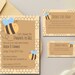 Parents to Bee Baby Shower Invitation Suite (editable Canva Download ...