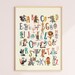 DIGITAL Printable Alphabet Poster With Cute Animals for Kids Room and ...