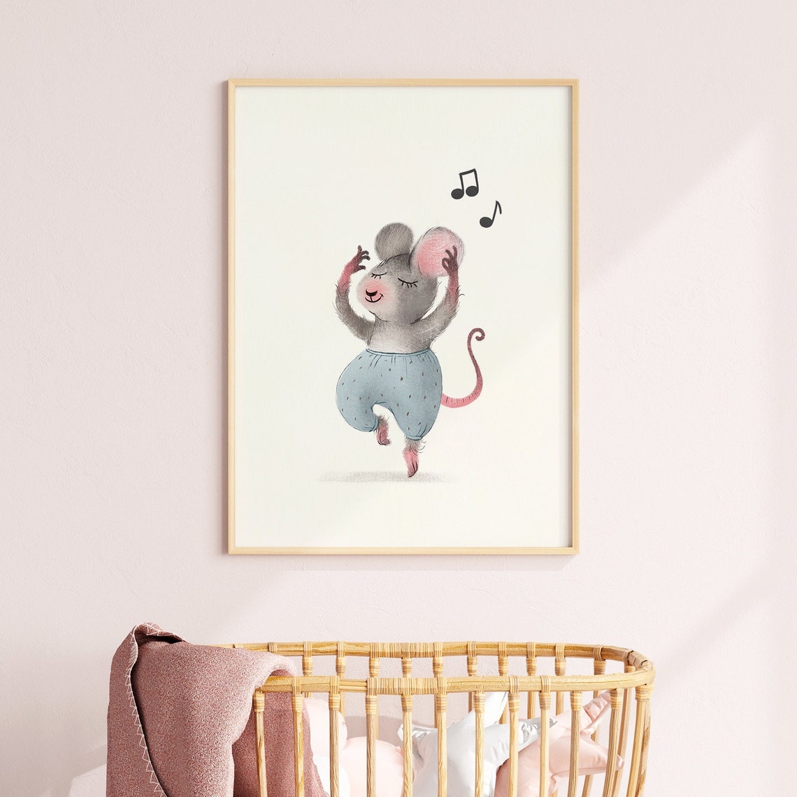 Dancing Minis Quail Kids Room Wall Art PRINTABLE, Baby Nursery Room Art ...