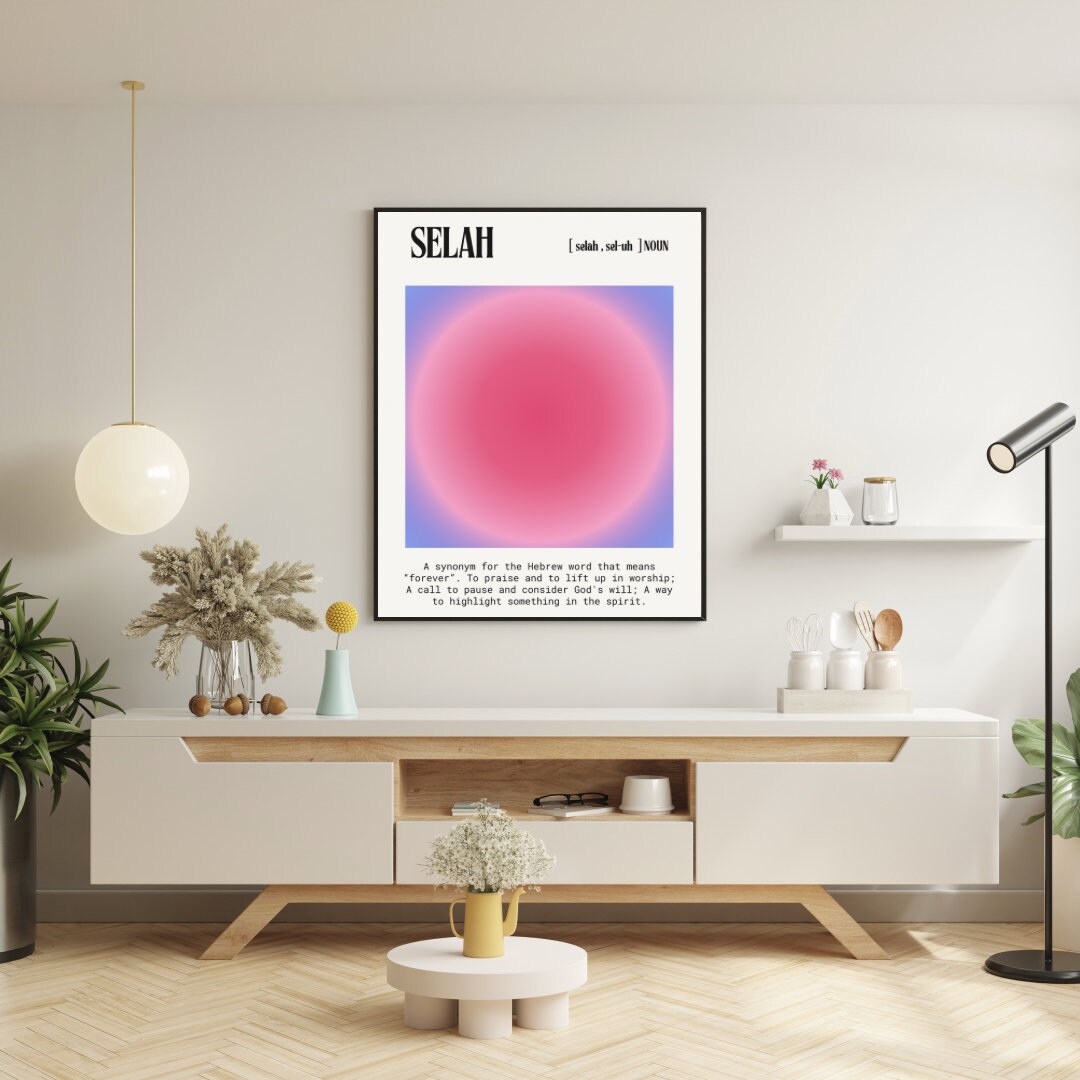 SELAH Name Posters - Etsy