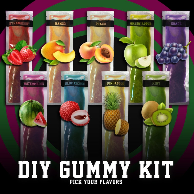 DIY Sugar High Gummy Candy Kit - Etsy