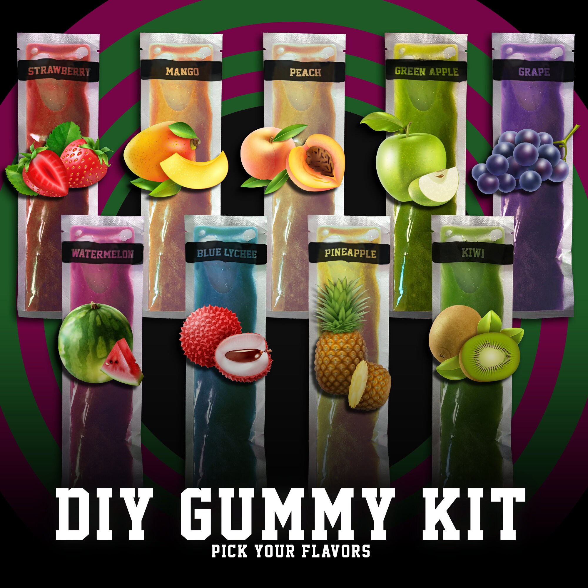 DIY Sugar High Gummy Candy Kit - Etsy
