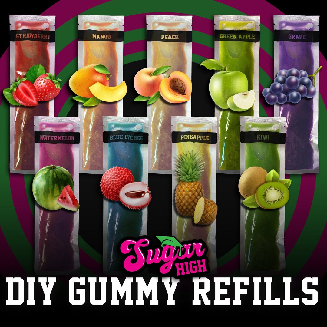DIY Gummy Kit Refills for Adults by Sugar High - Etsy