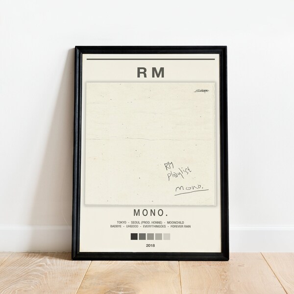 Rm Album Cover Poster - Etsy