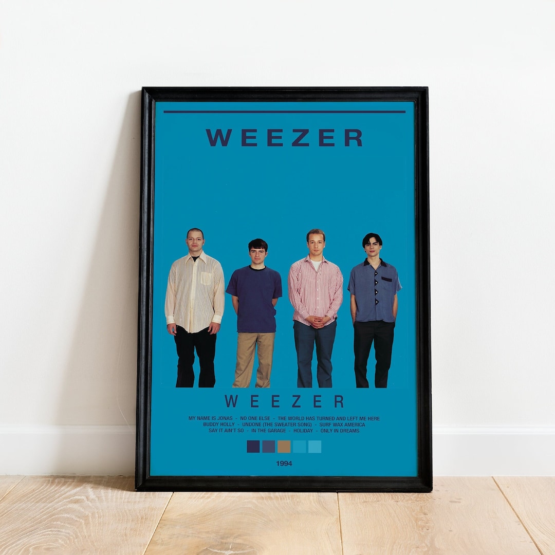 Weezer weezer Album Poster Color Optional - Etsy