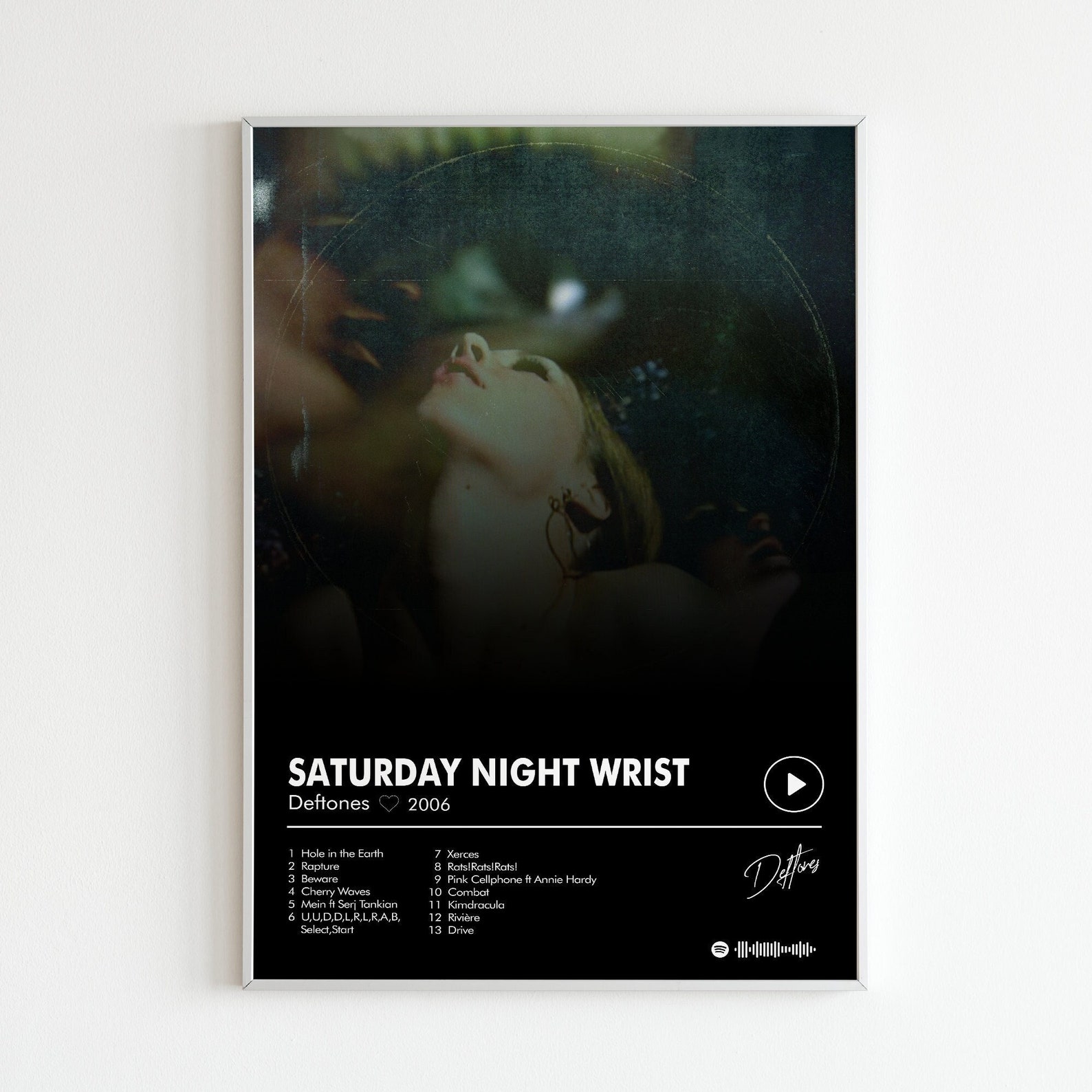 Deftones saturday Night Wrist Album Poster - Etsy