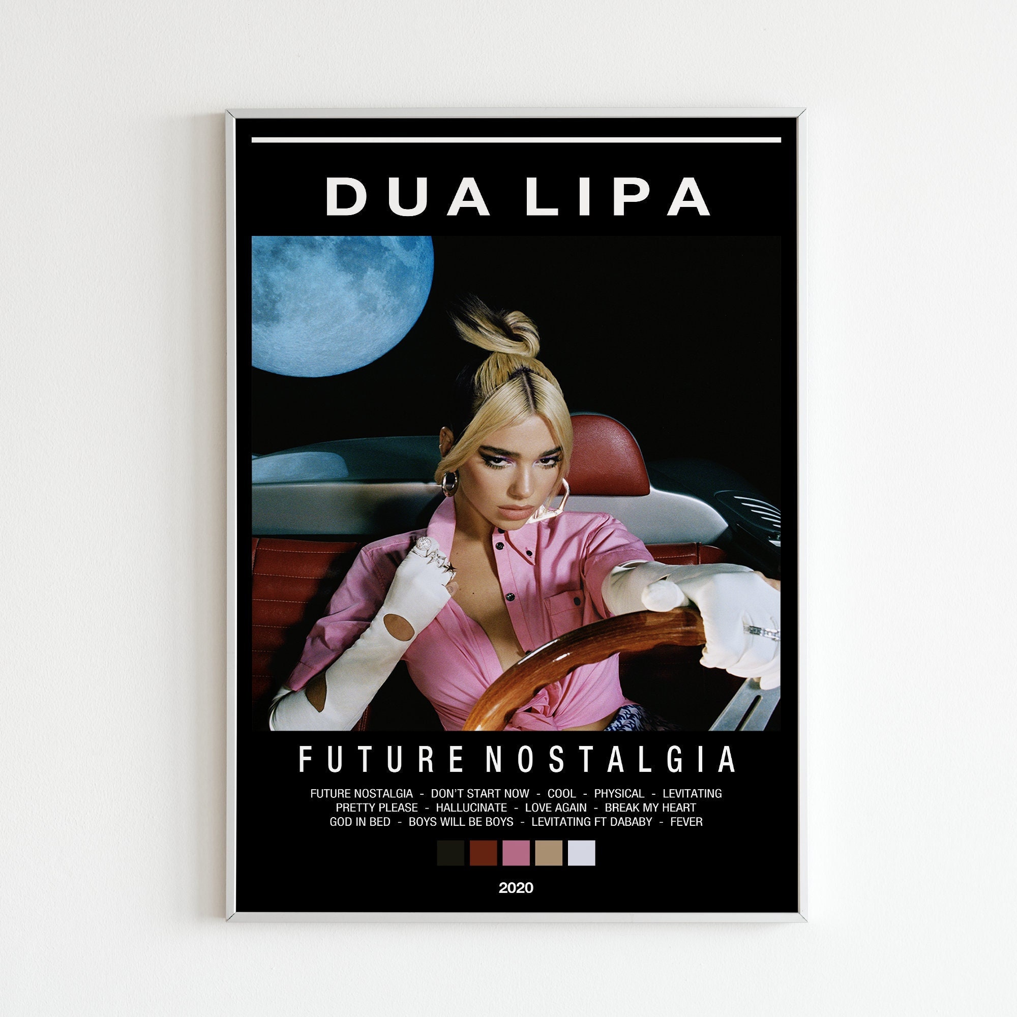 Dua Lipa "Future Nostalgia" Album Poster sold by Irene Rinaldi | SKU ...