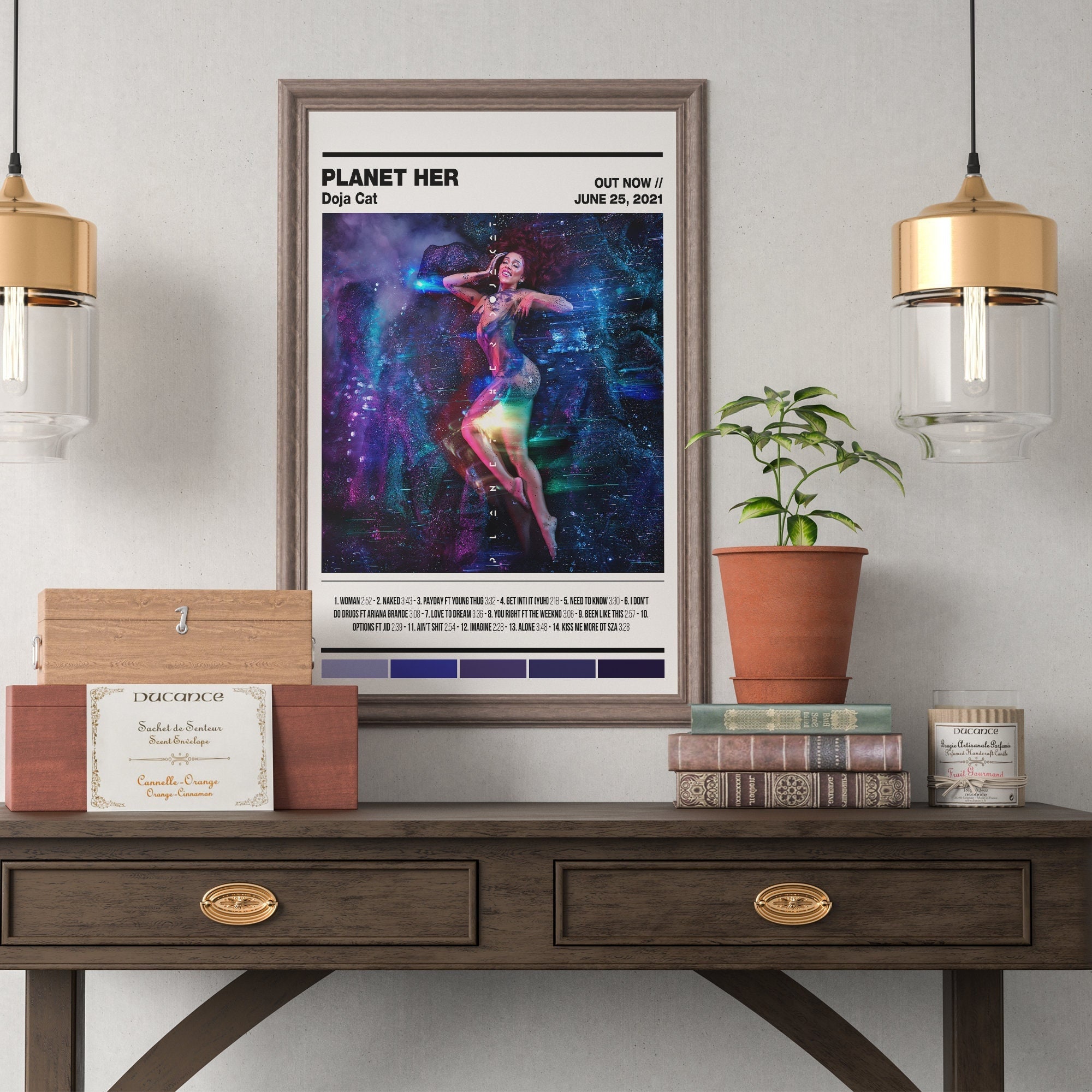 Doja Cat "Planet Her"アルバムポスターはPerrine Honoréによって販売中 | SKU 336287 | Printerval