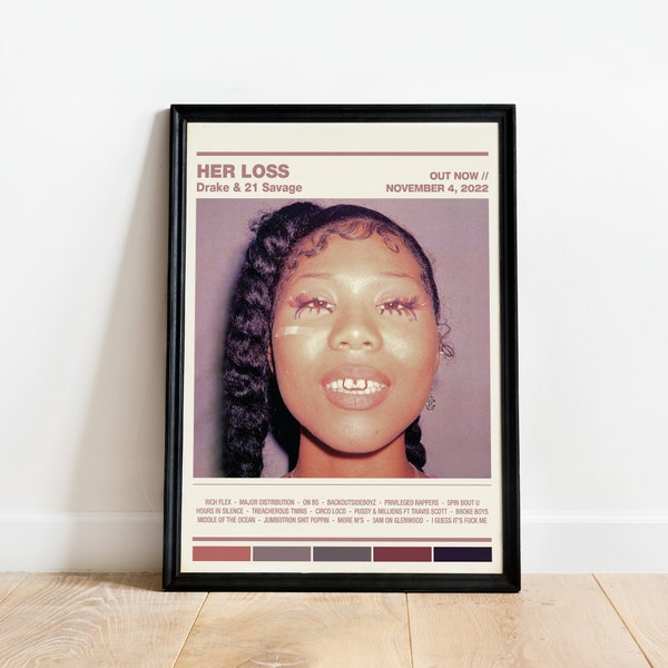 Her Loss Album Poster - Etsy Canada