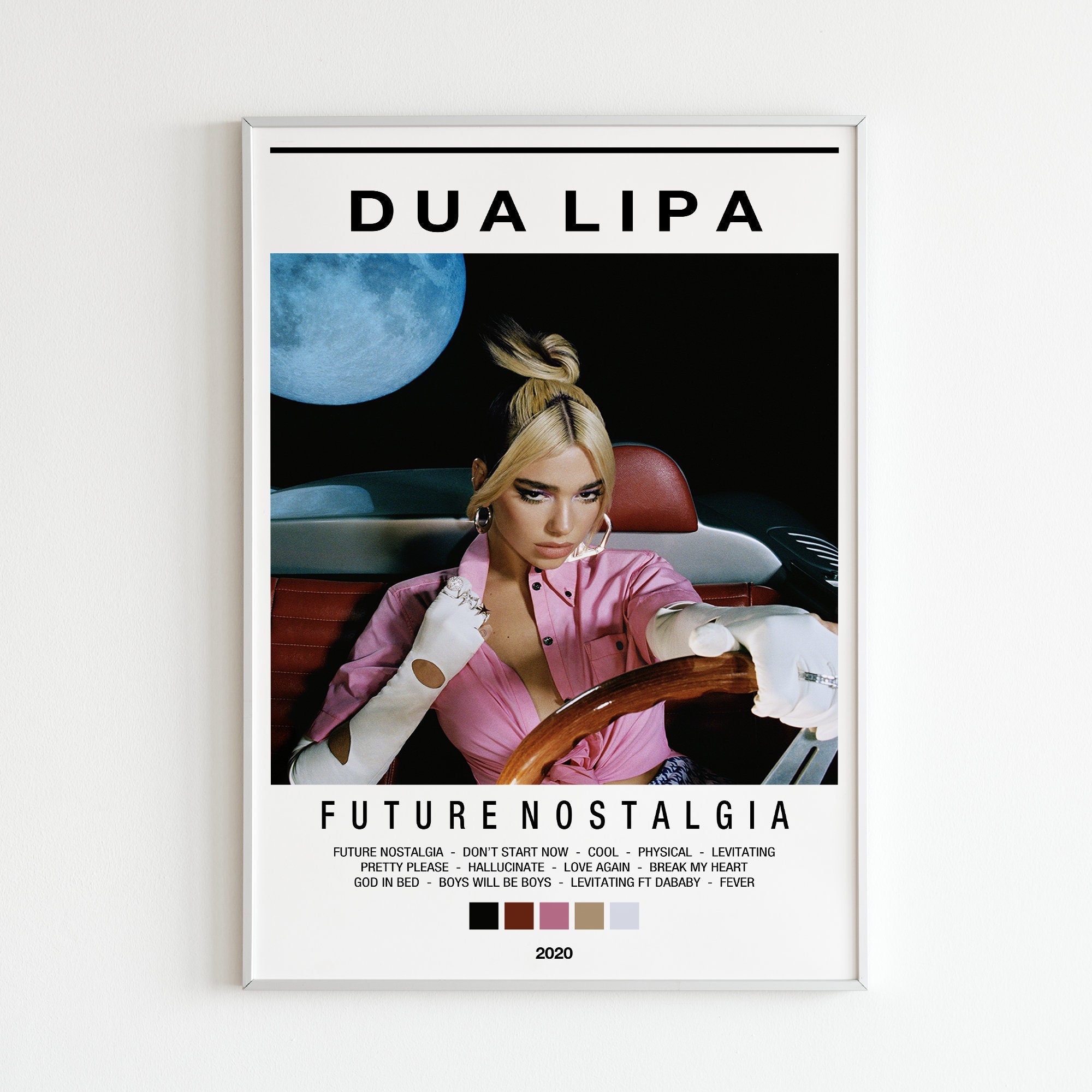 Dua Lipa "Future Nostalgia" Album Poster sold by Irene Rinaldi | SKU ...