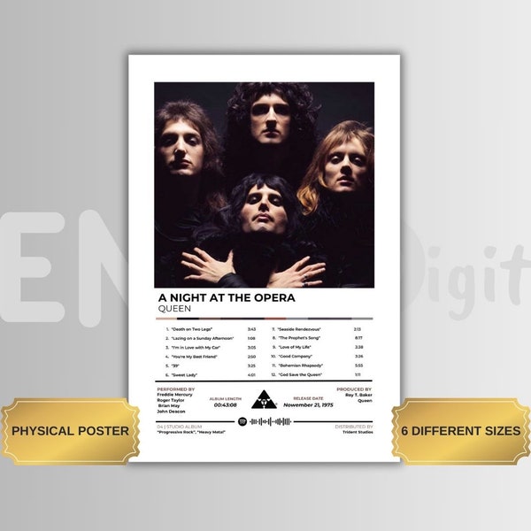 Queen Band Poster - Etsy