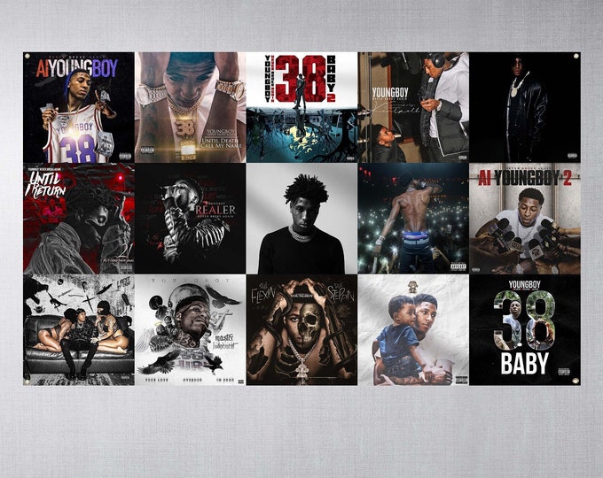 NBA Youngboy / Album Tapestry / Song Flag / Dorm Music Décor / Album ...