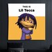 Lil Tecca Spotify Meme Tapestry / Wall Hanging Aesthetic Art / Poster ...