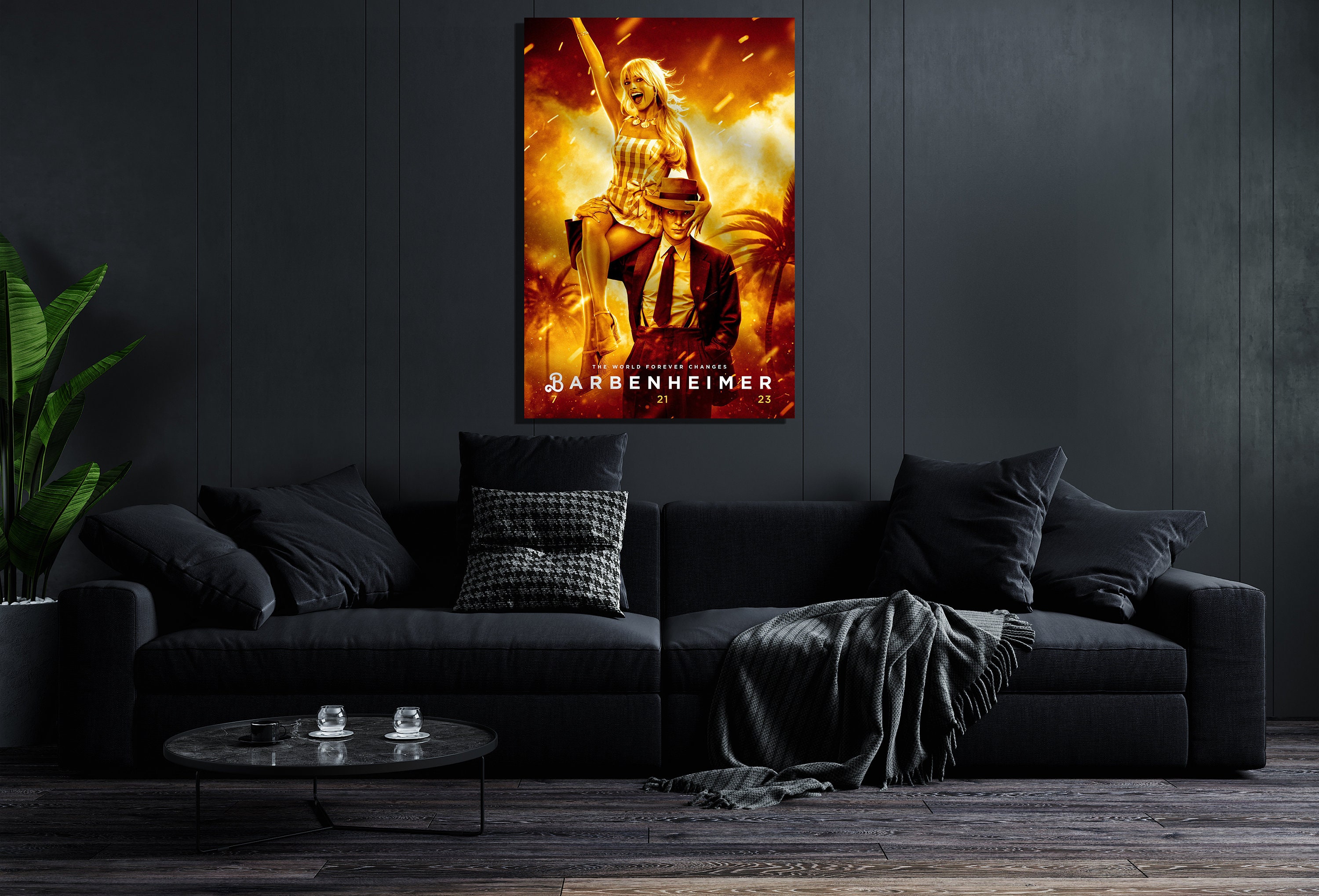 Barbenheimer Barbie The Movie Poster