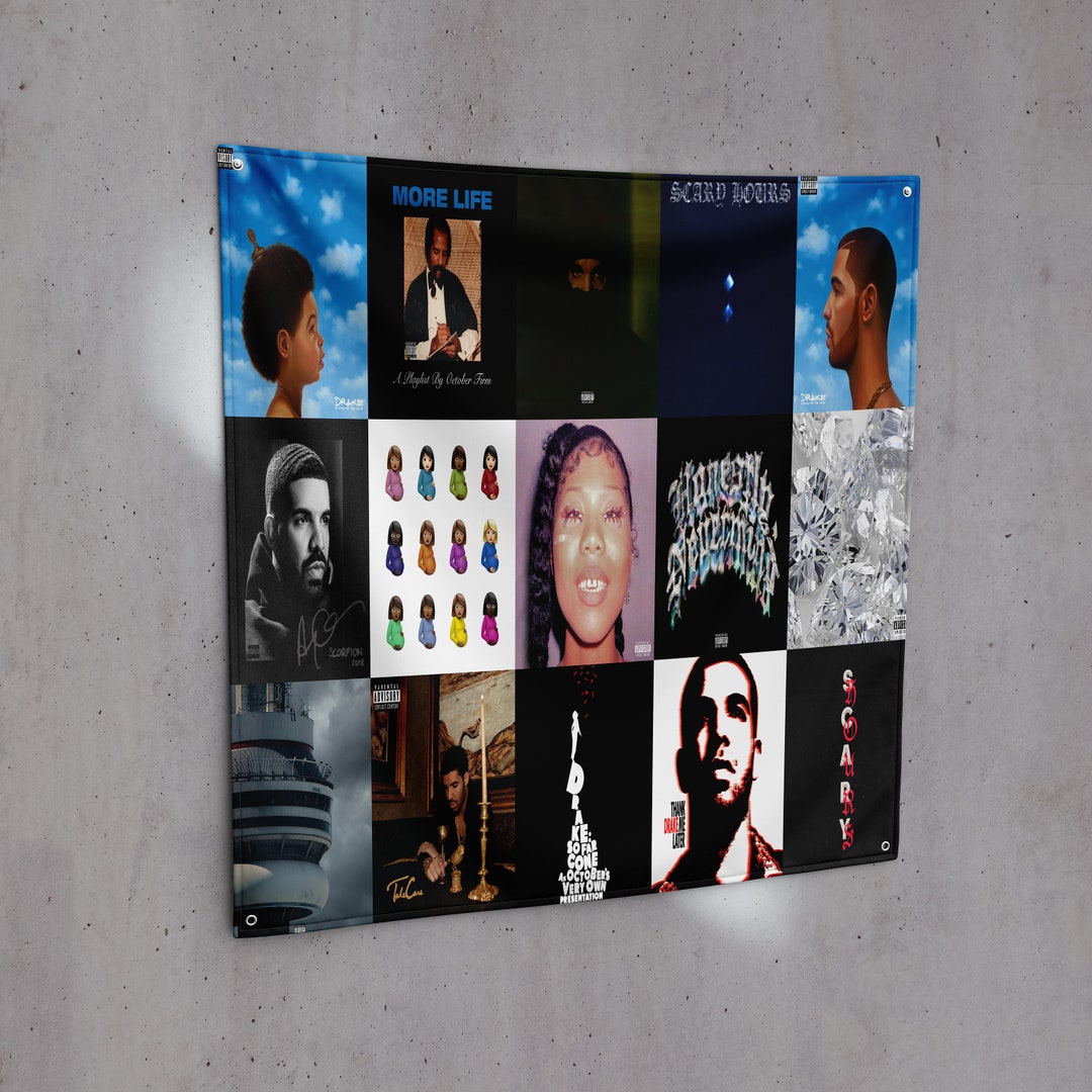 Drake Album Tapestry / Personal Album Tapestry / Custom Dorm Music ...
