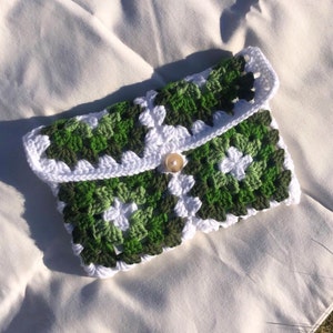Granny Square Crochet Book Cover - Etsy